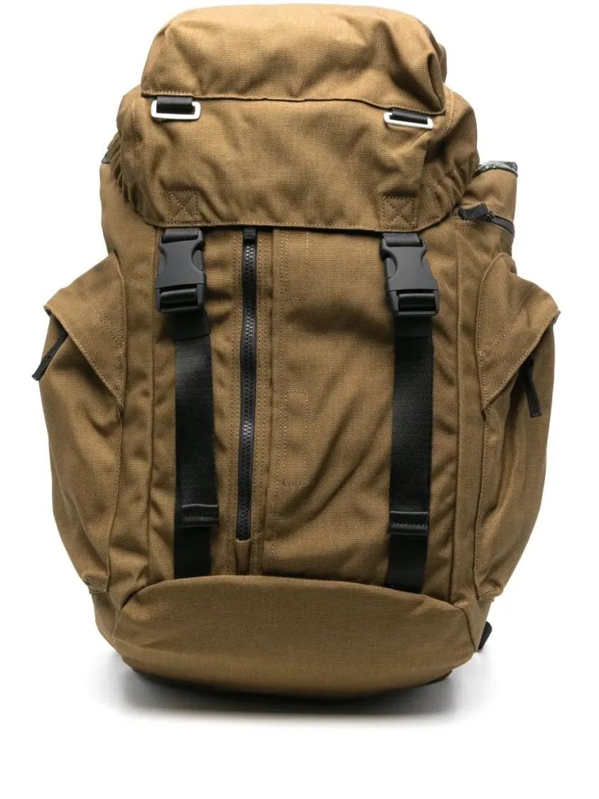 Stone Island Resin Treated Backpack Brown | Rucksack