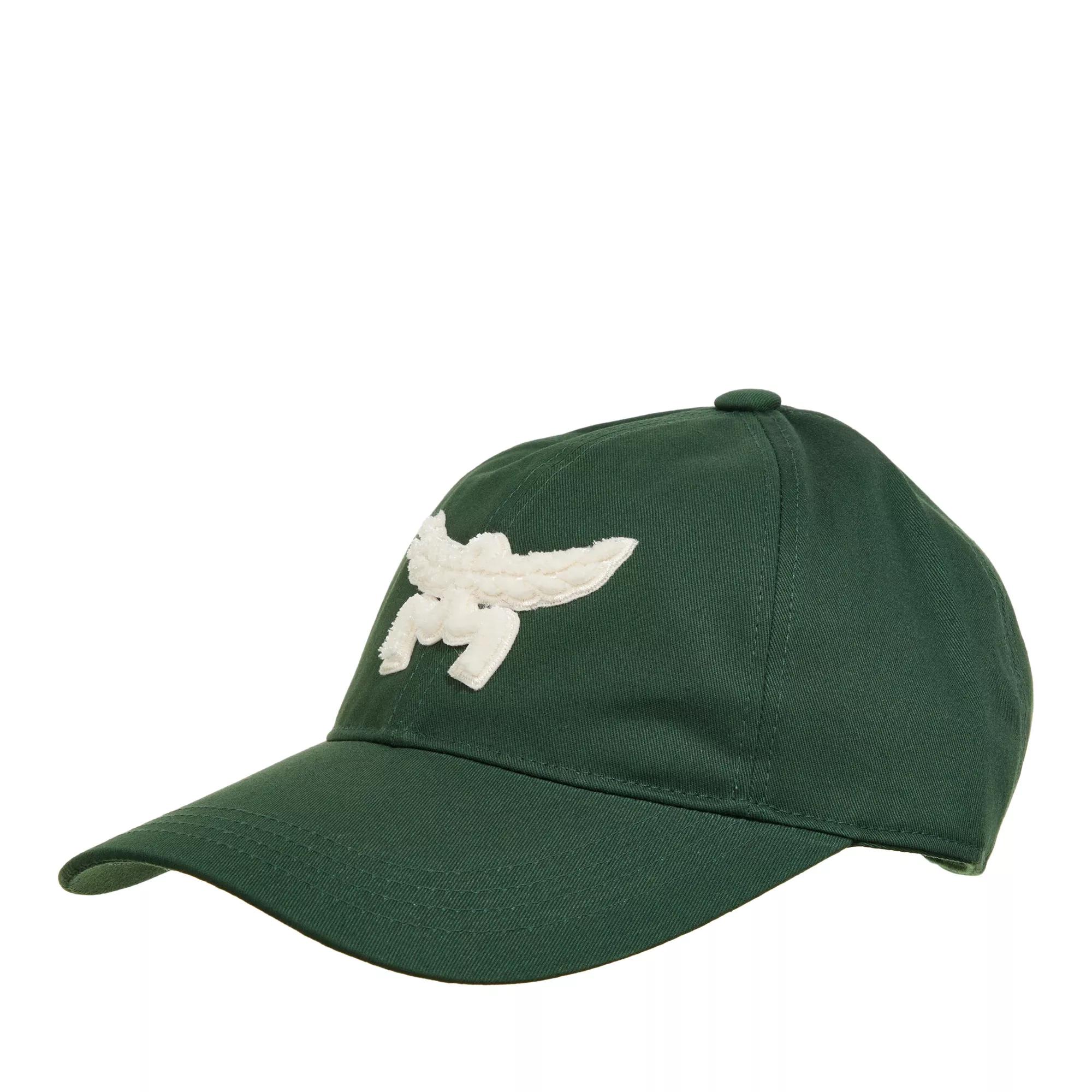 MCM Essential Emb Cttn Cap G0 Forest Green | Honkbalpet