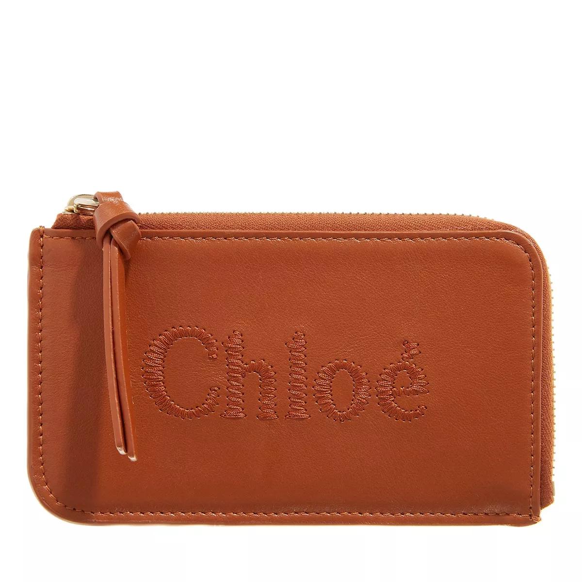 Chloé Sense Cardholder Caramel | Porte-cartes