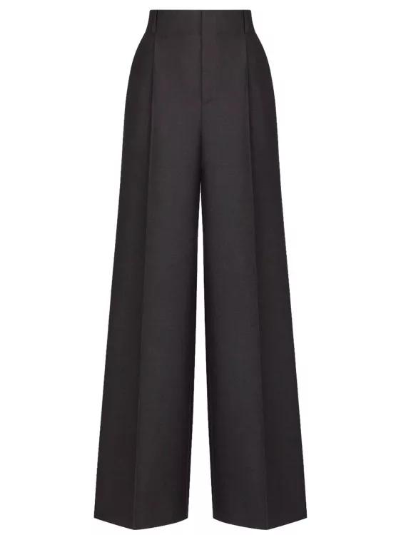 Christian Dior Wool Pants Black | Hosen
