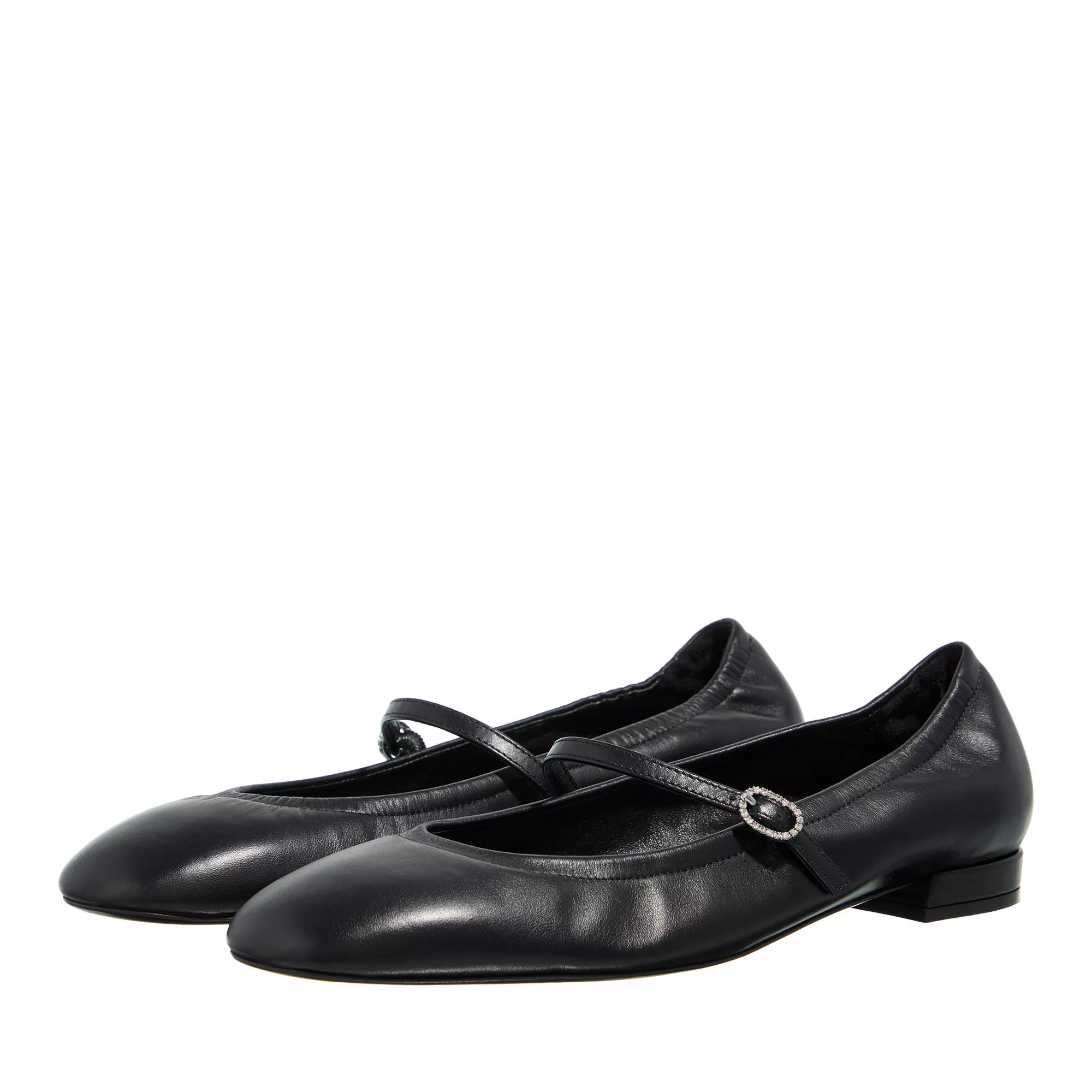 Stuart Weitzman Claris Ballet Flat Black | Balletschoenen