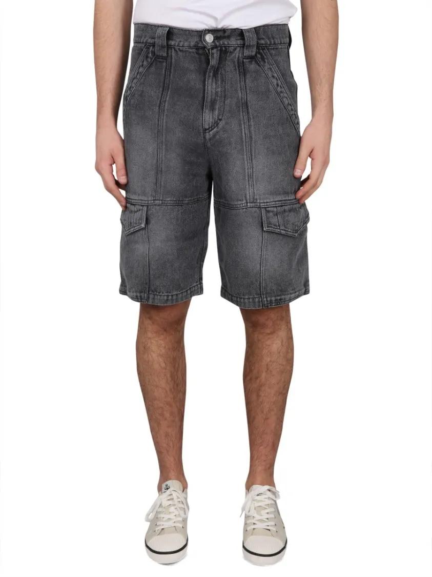 Isabel Marant Timy Bermuda Shorts Grey | Legere Shorts