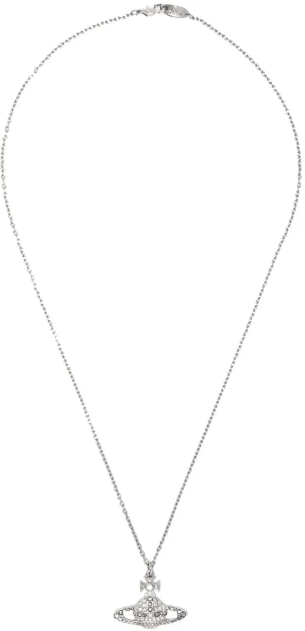 Vivienne Westwood Man. Kika Pendant Platinum/white weiß | Mittellange ...
