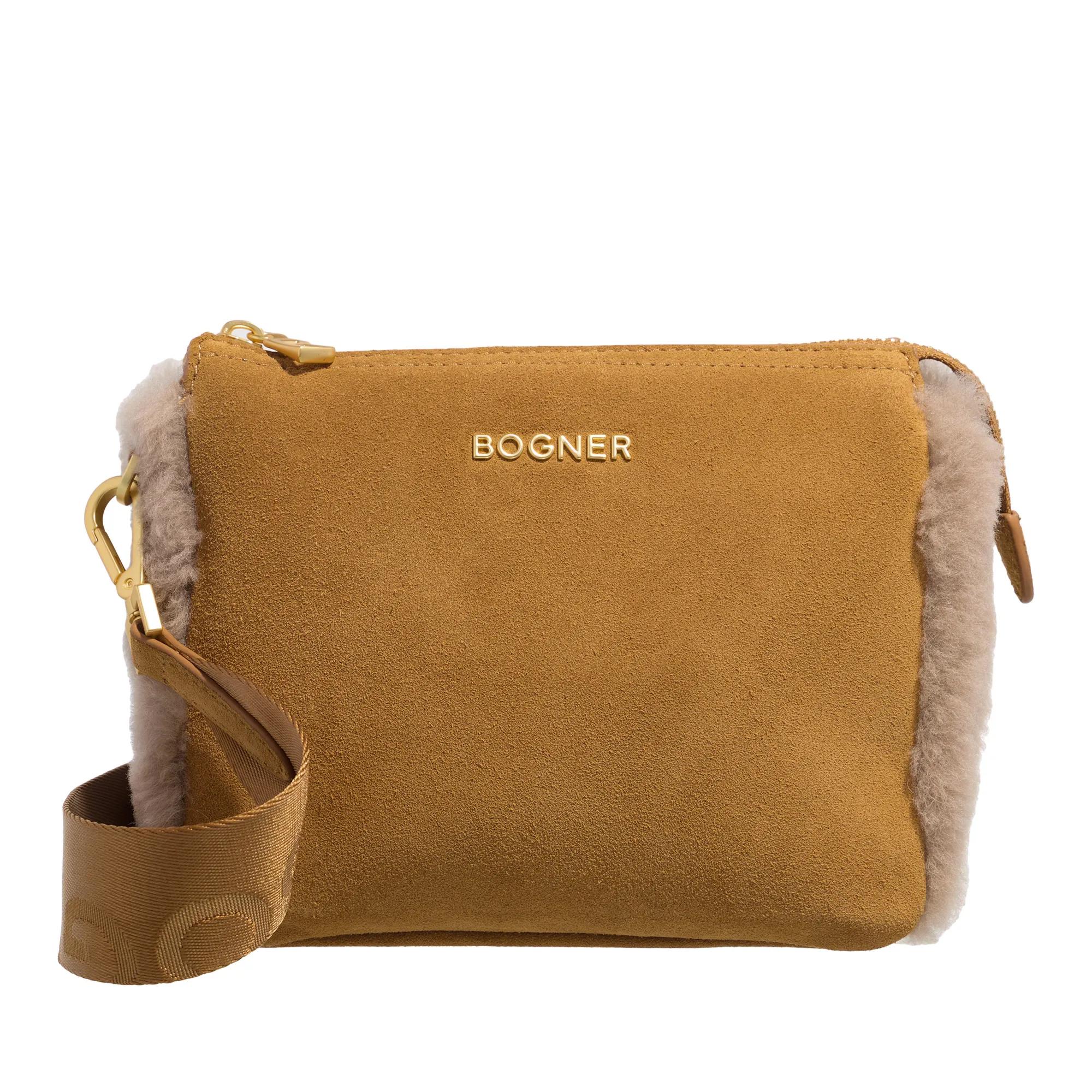 Bogner Banff Frisé Gulia Shoulderbag Shz Lightbrown | Crossbodytas