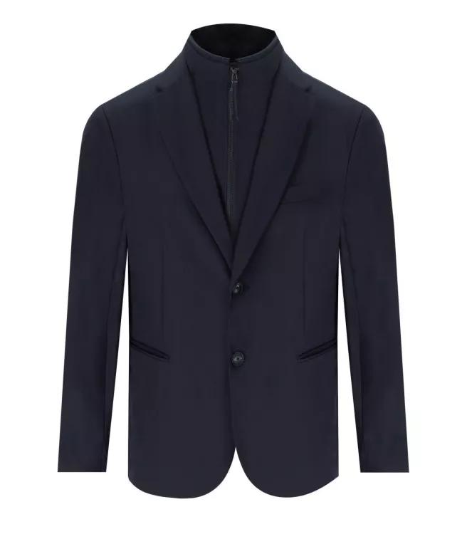 Emporio armani blue jacket store