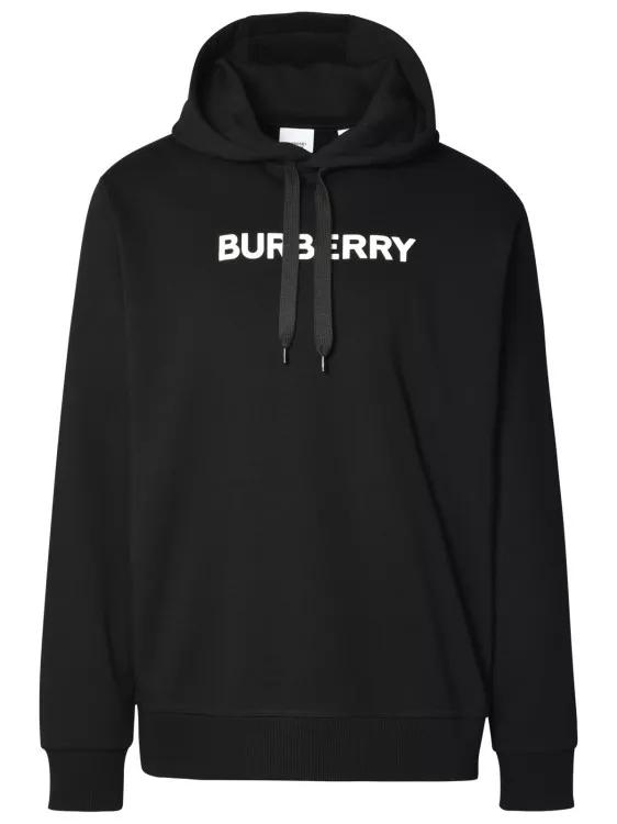Burberry Black Cotton Sweatshirt Black