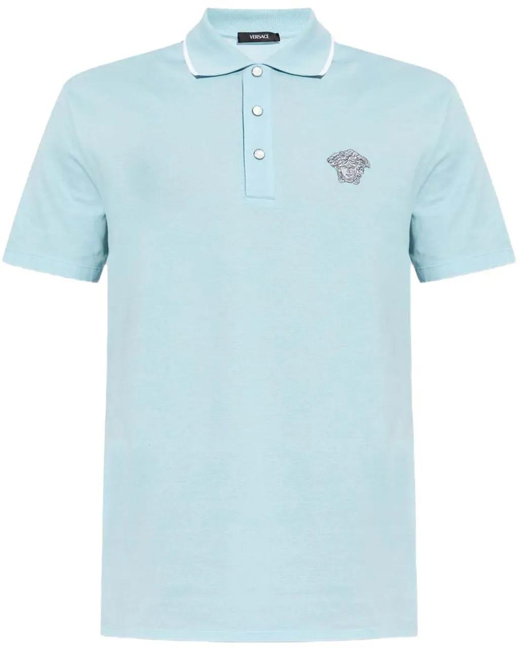 Versace T-Shirts And Polos Light Blue blau | Polohemd