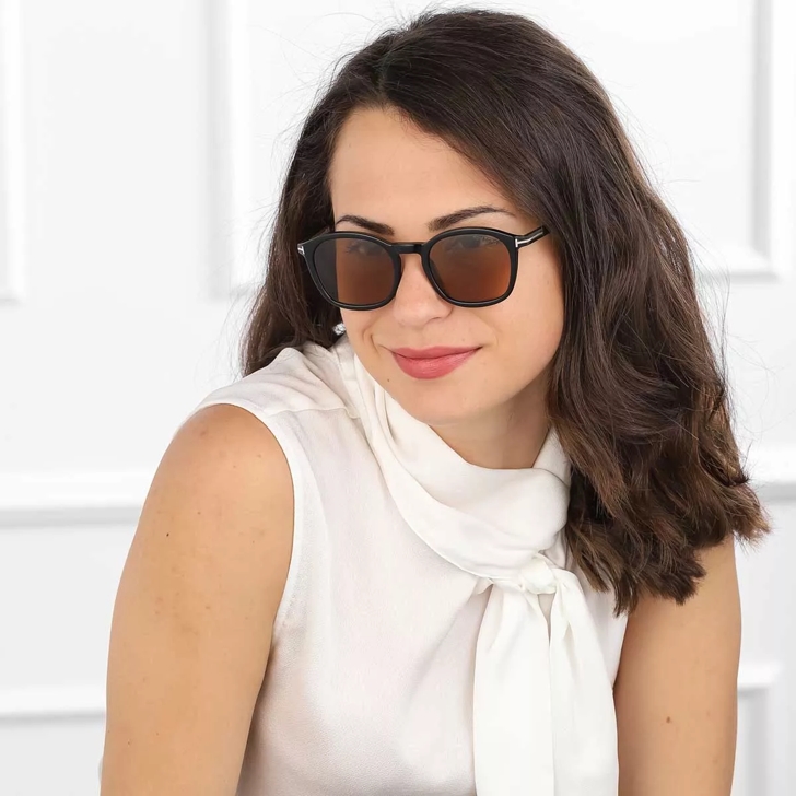 Tom Ford Jayson shiny black Sunglasses