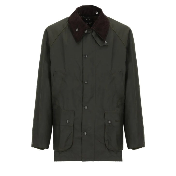 Barbour green wax jacket store