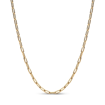 Pandora 14k Gold plated link necklace 14k Gold plated Kurze Halskette