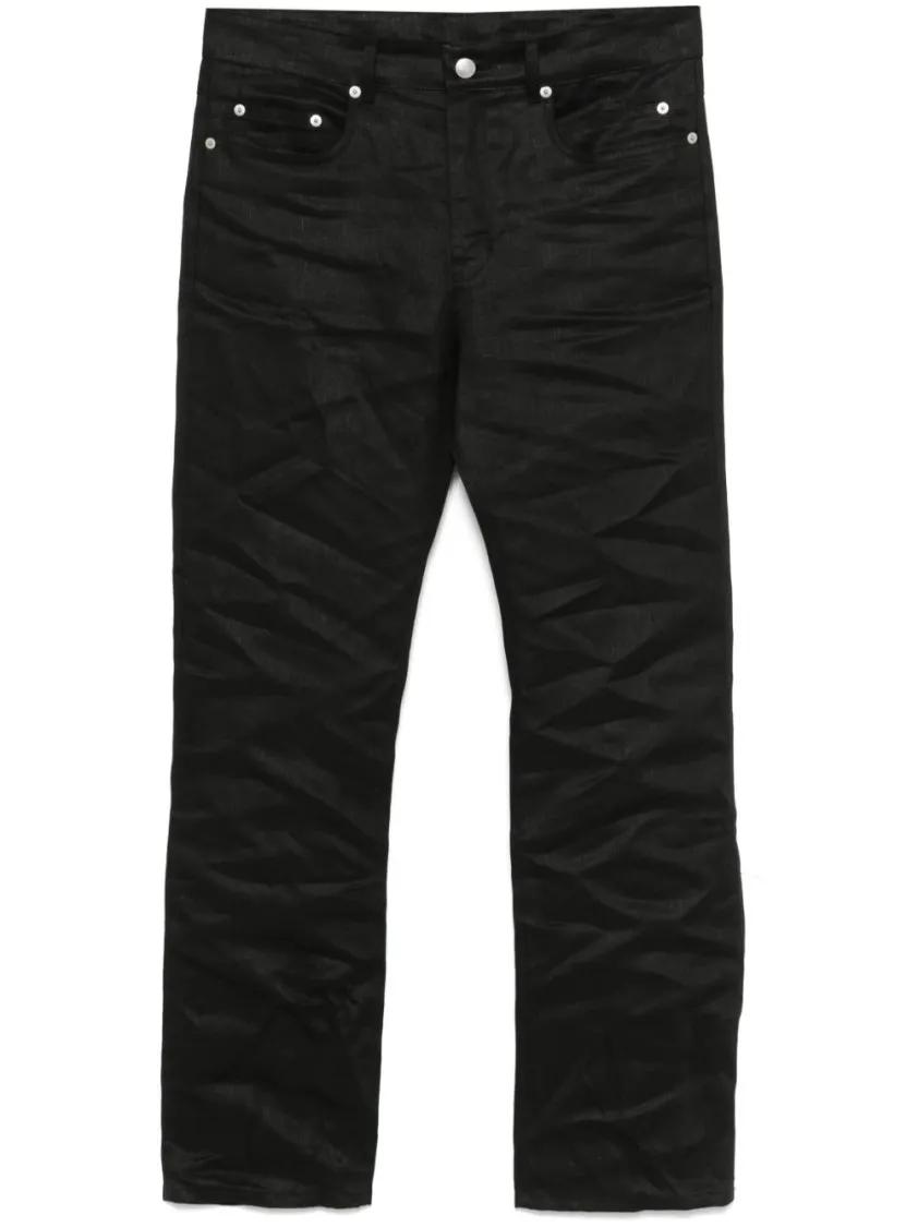 Rick Owens Black Jeans With Concealed Fly Black | Jeans