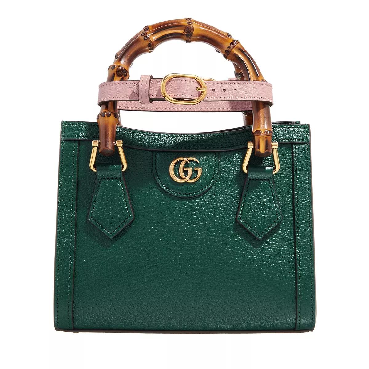 Gucci Mini Diana Tote Bag Vintage Green/Powder Pink | Tote