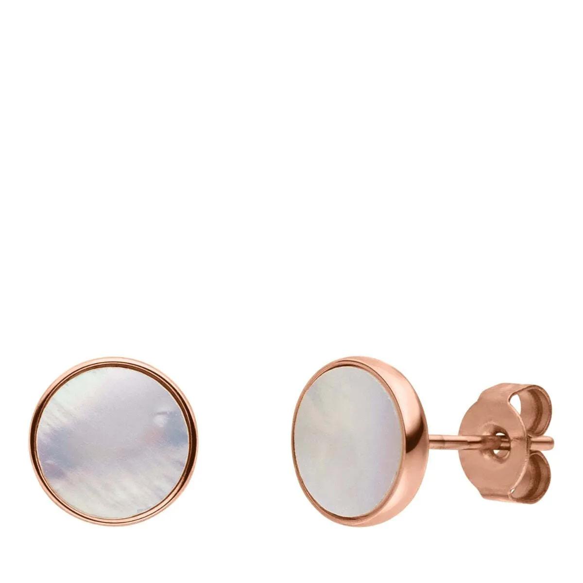 Purelei Ohrstecker White Gloss rose | Ohrstecker