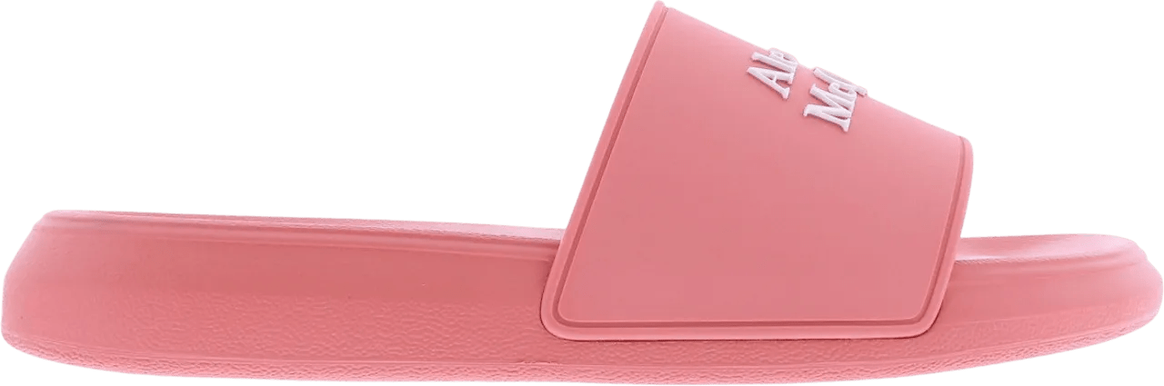 Alexander McQueen Dames Sandal Leath.S.Rubb. Slider Lo rose | Slides