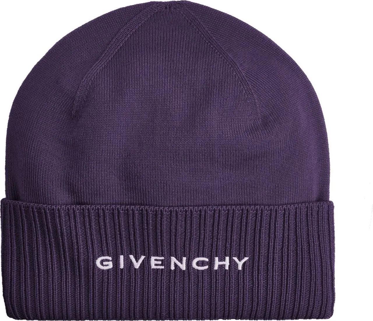 Givenchy Givenchy Wool Logo Hat lila