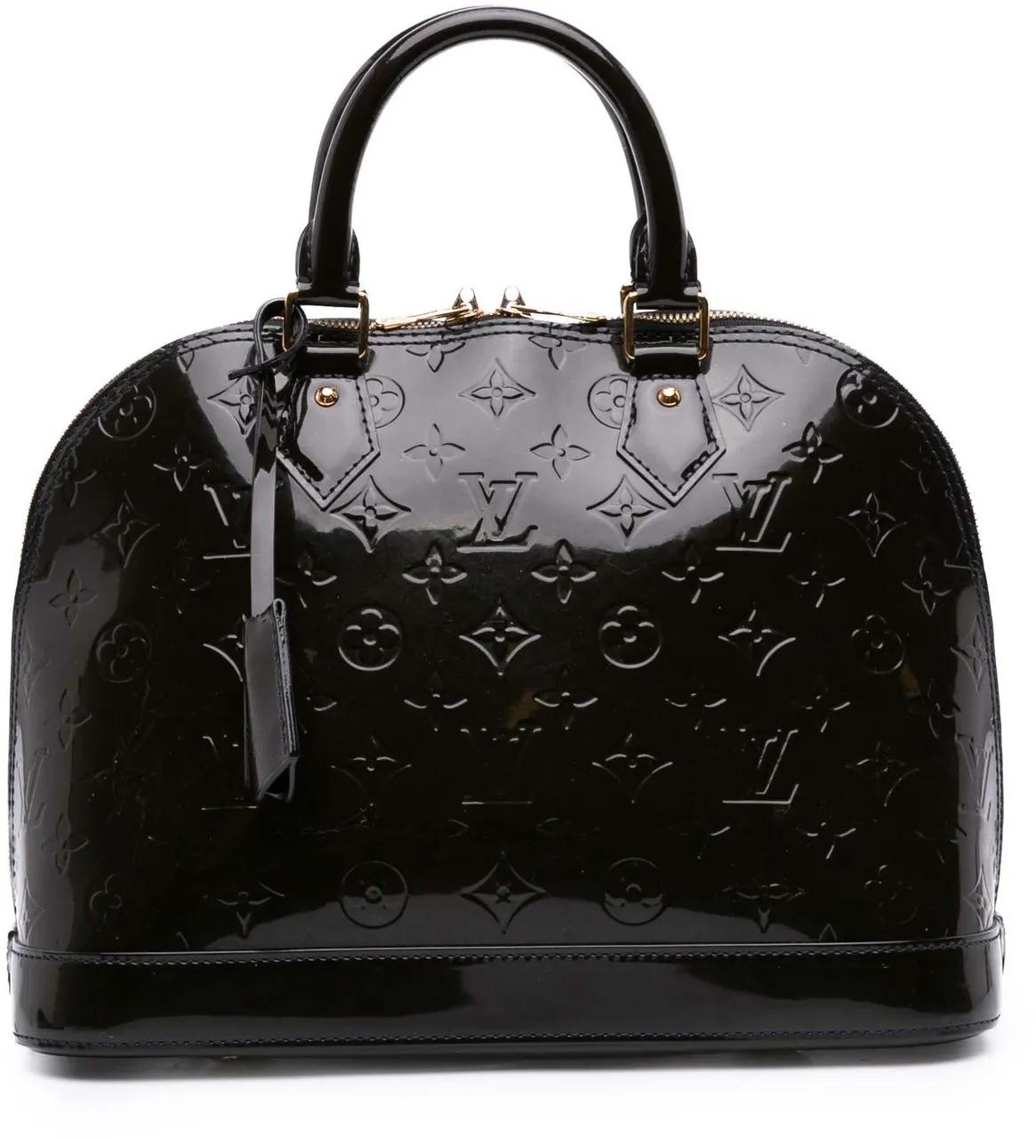 Louis Vuitton Monogram Vernis Alma PM blau | Tote