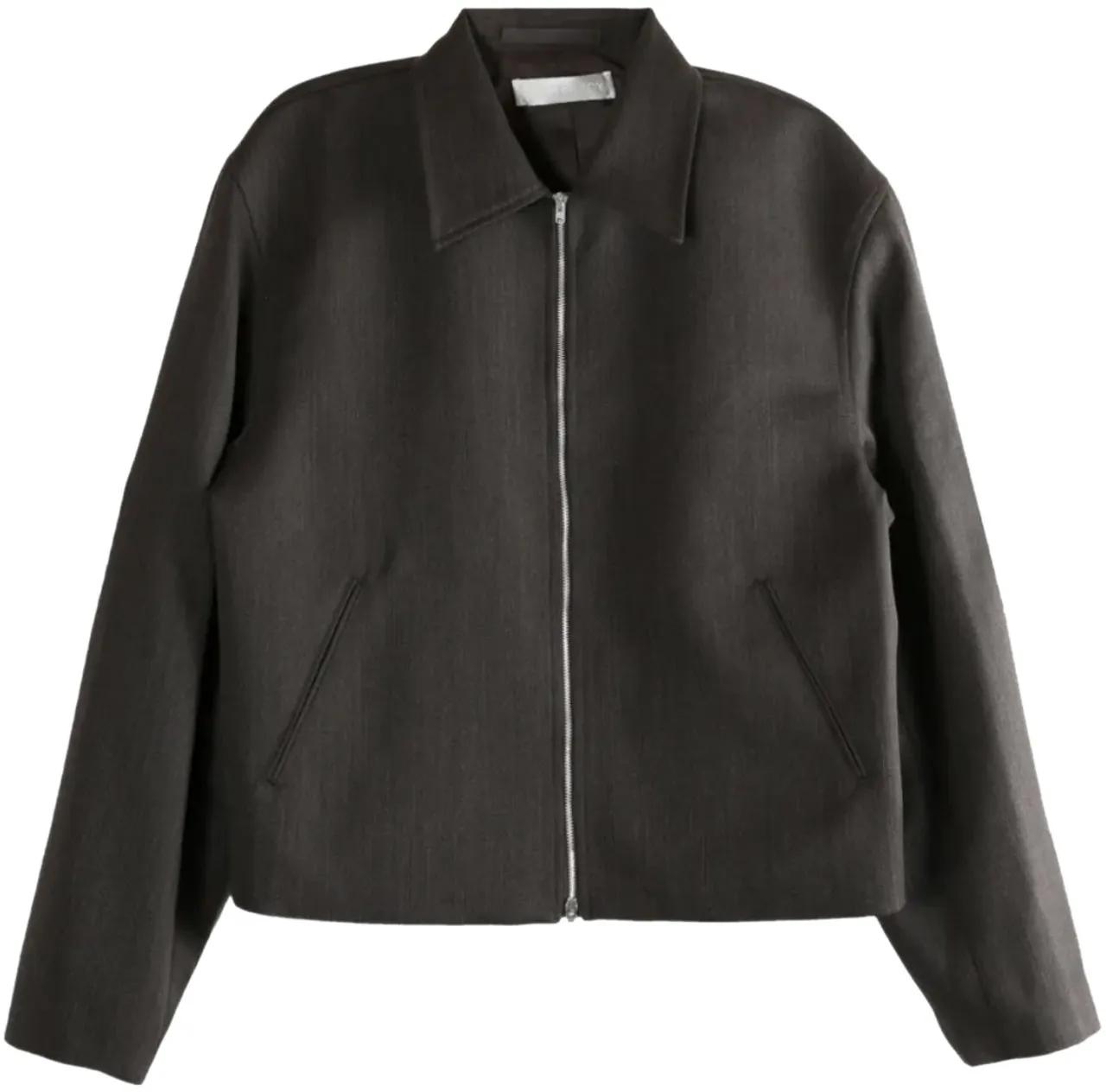 Our Legacy Mini Jacket Havana Brown Chain Wool mehrfarbig | Daunenjacke