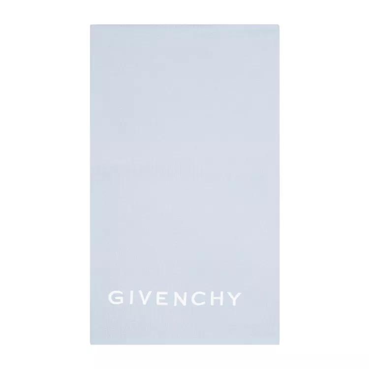 Givenchy Light Blue Wool Scarf Blue