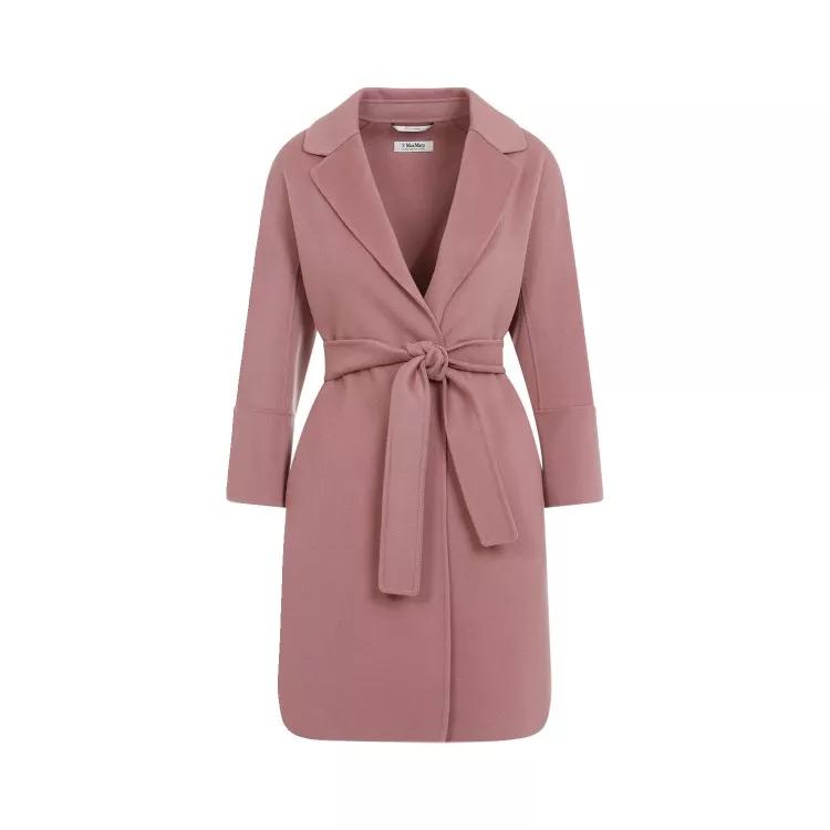 Max Mara Wool Arona Coat Pink