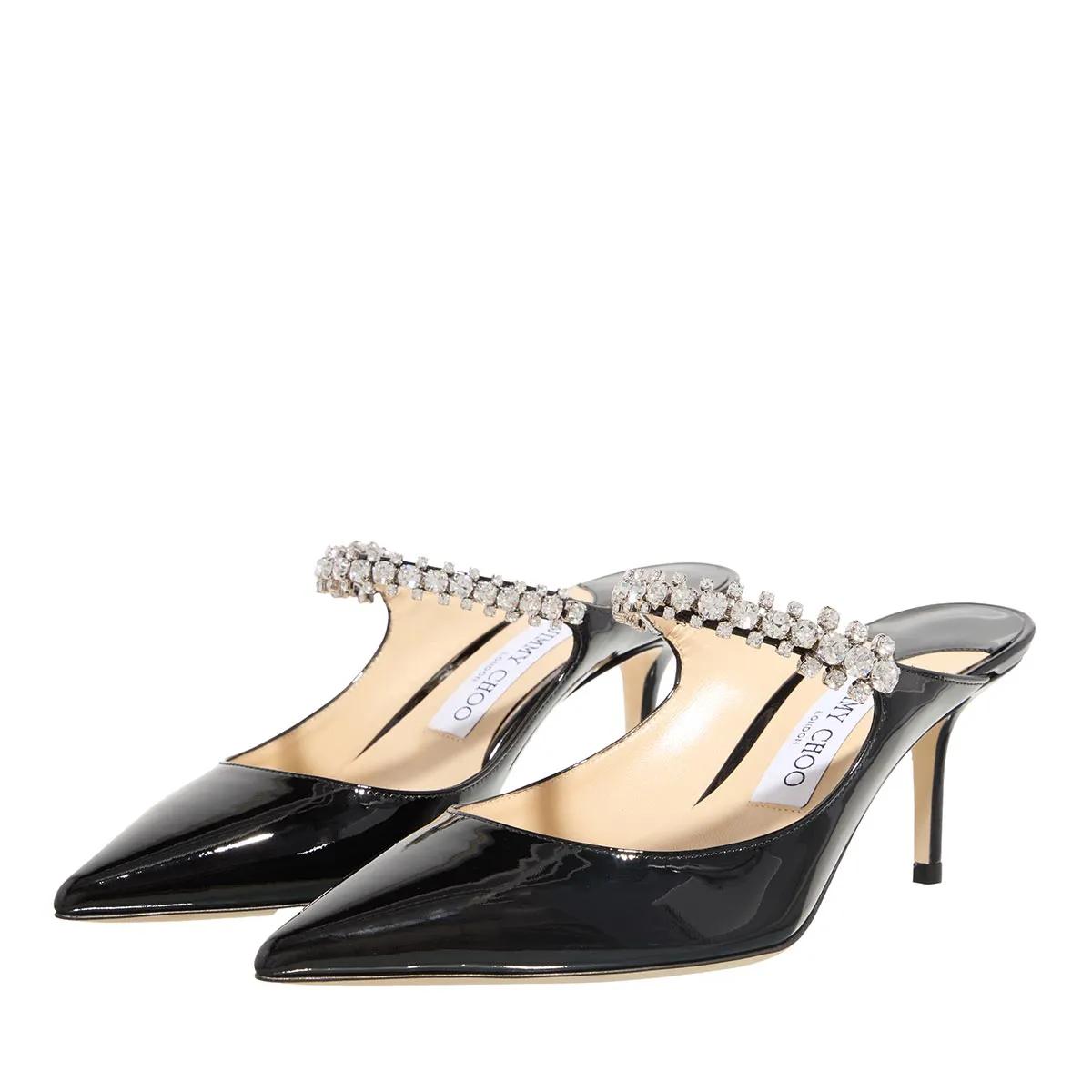 Jimmy Choo Bing Patent Leather Black | Mules
