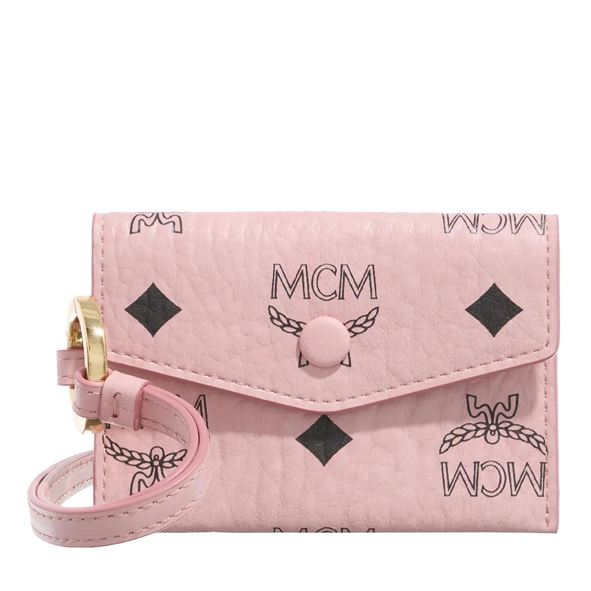 MCM Aren Id Lanyard Soft Pink | Porte-clés