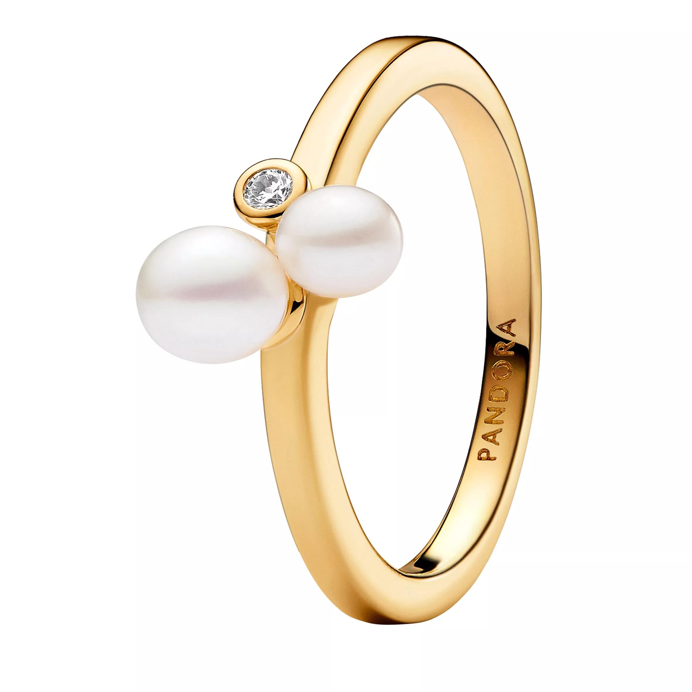 Pandora 14k Gold-plated unique metal blend Mixed stone Gold | Ring