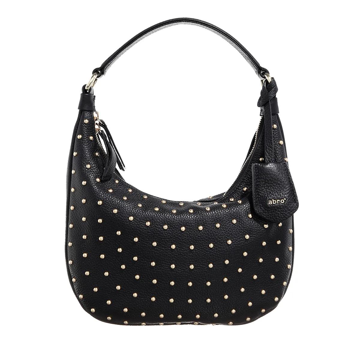 Abro Beutel Nana Mini/ Black/Gold Black/Gold | Hobo Bag