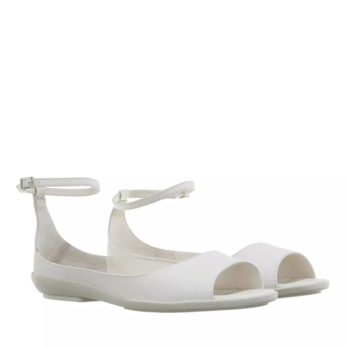 Calvin Klein Peep Toe Ballerina Lth Ecru | Ballerina Slipper