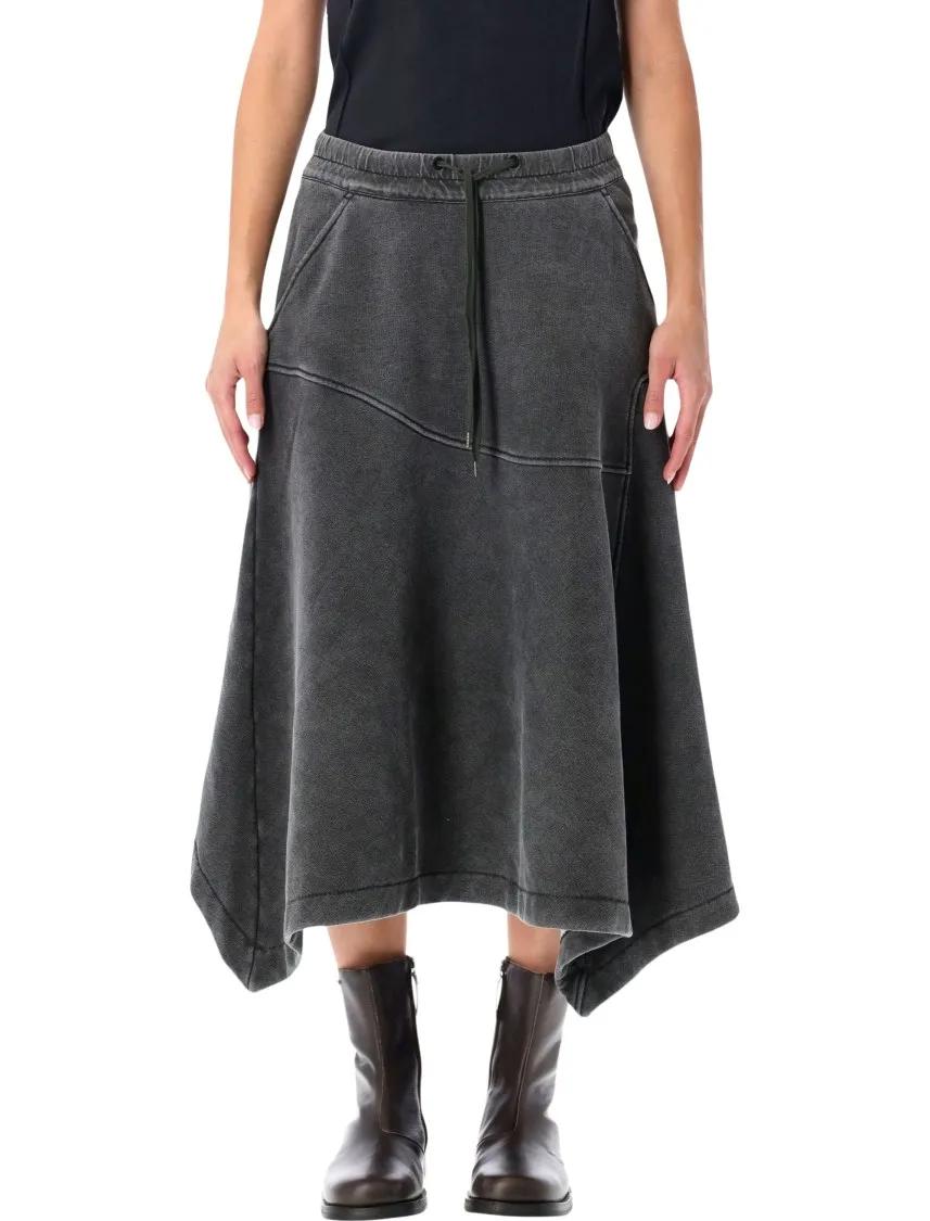 Our Legacy Lounge Midi Skirt Fleece Grey | Midirok