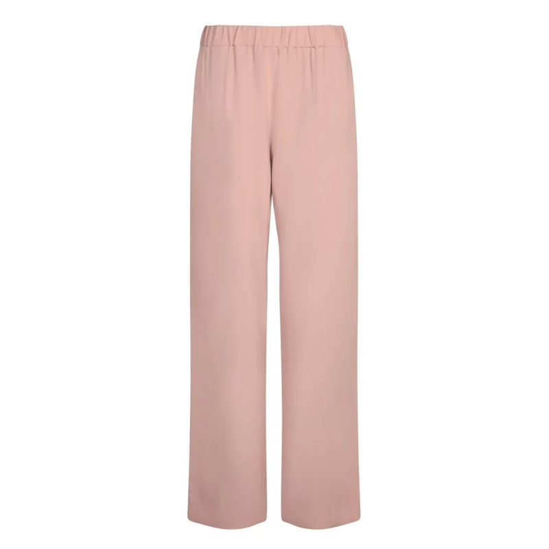 Incotex Wide-Leg Crepe Trousers Pink