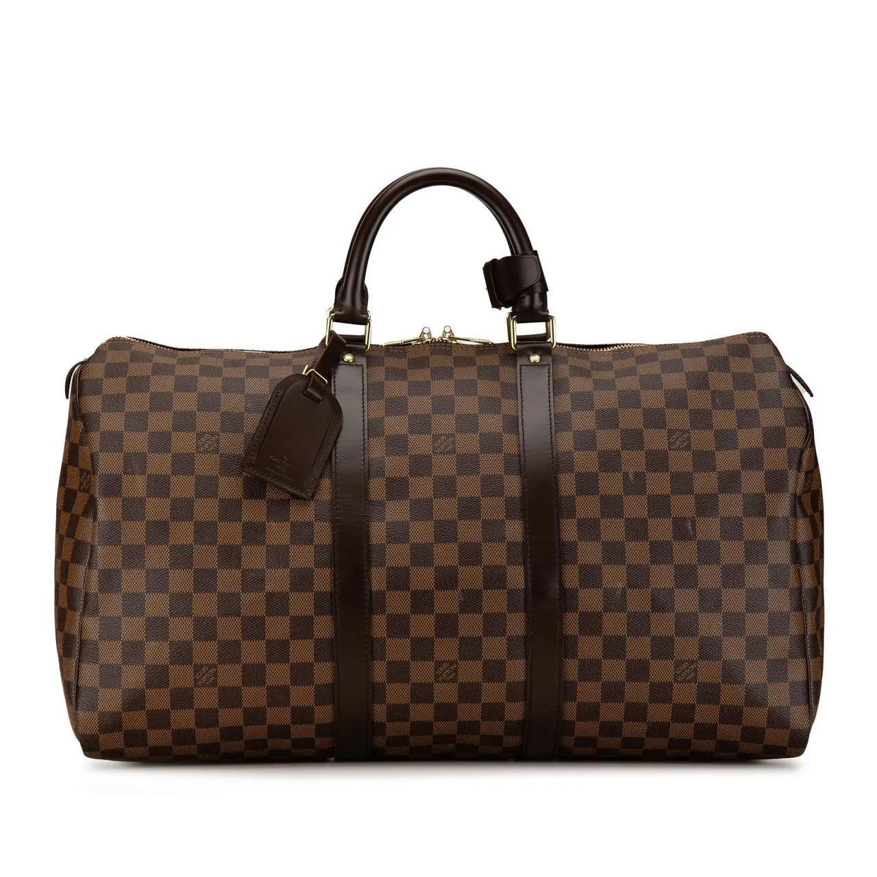 Louis Vuitton Damier Ebene Keepall 50 schwarz | Weekender