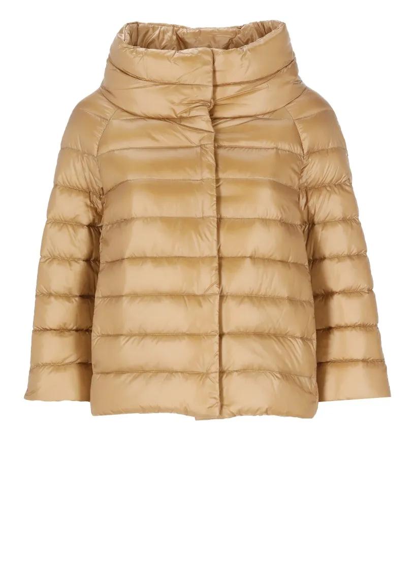 Herno Sofia Quilted Down Jacket Brown | Übergangsjacke