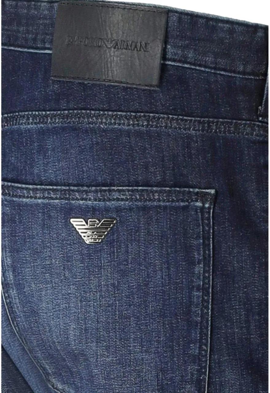 Emporio armani j06 slim fit jeans blue store