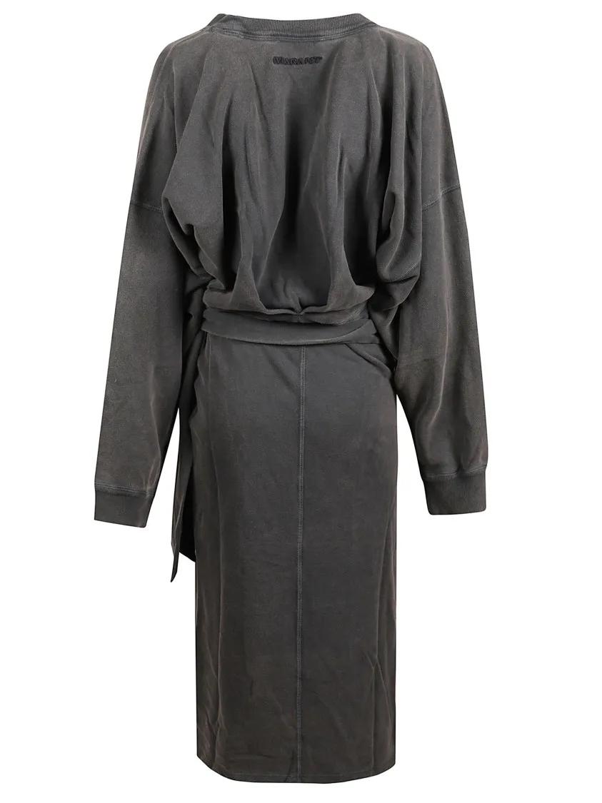 Etoile Isabel Marant Sandrine Dress Grey | Midikleid