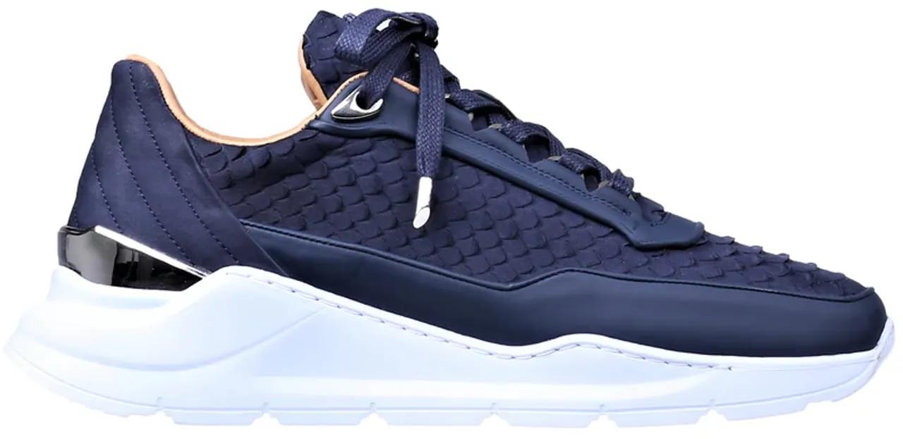 BENJAMIN BERNER Heren Sneaker blau | Low-Top-Sneaker