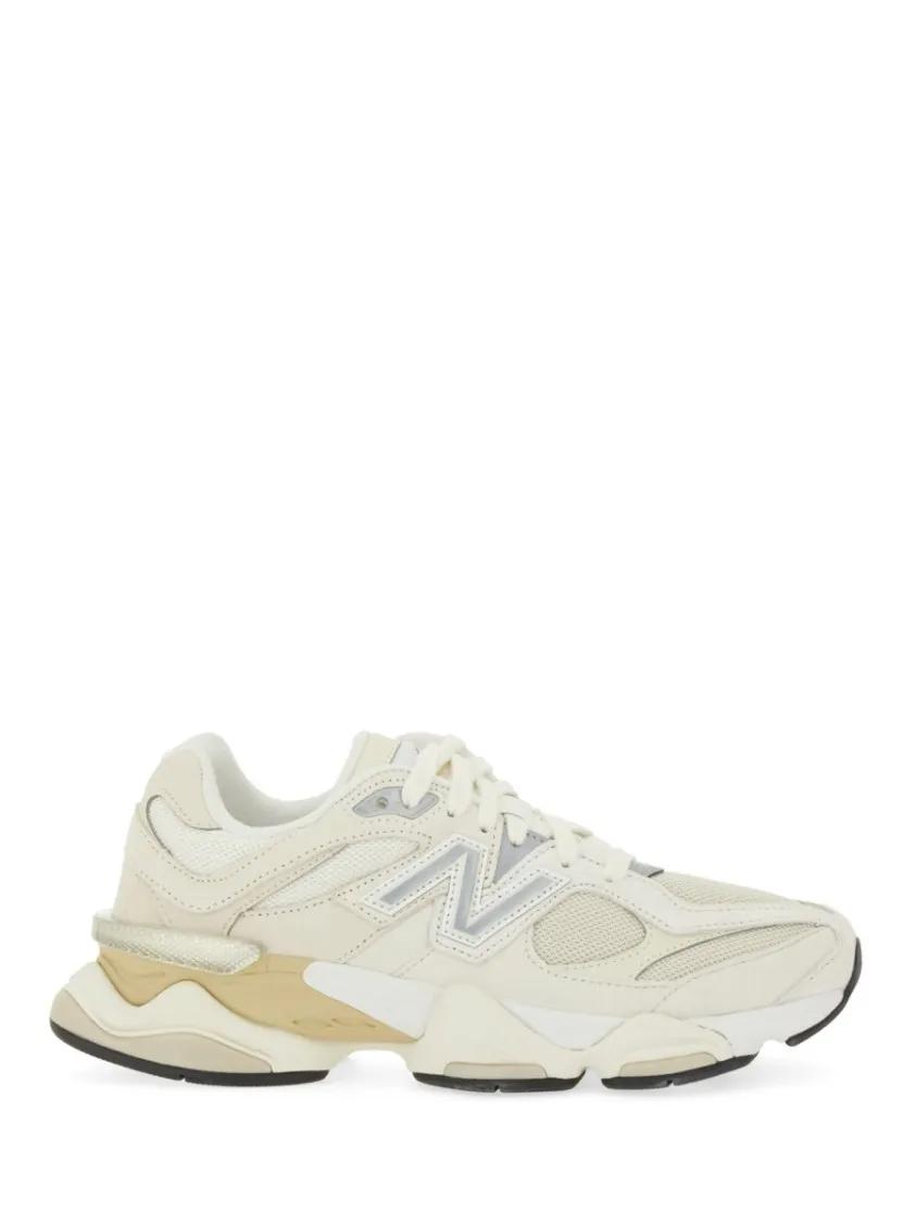 New Balance Chunky Leather Sneakers With Layered Design And Sc White ...