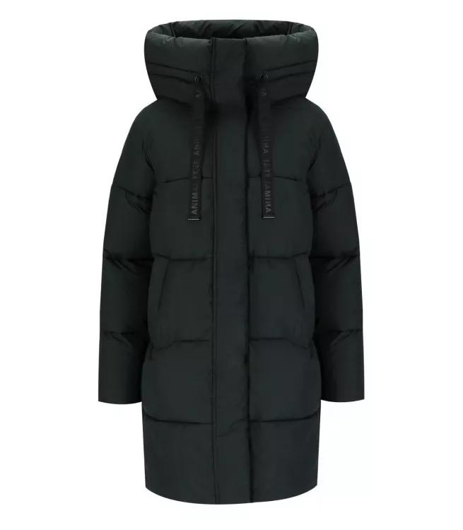 Save the Duck Erin Green Long Hooded Padded Jacket Green | Daunenjacken Save the Duck Erin Green Long Hooded Padded Jacket Green | Daunenjacken