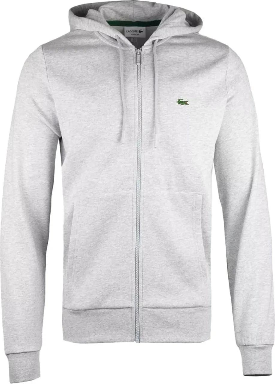 Lacoste zip hoodie grey grau
