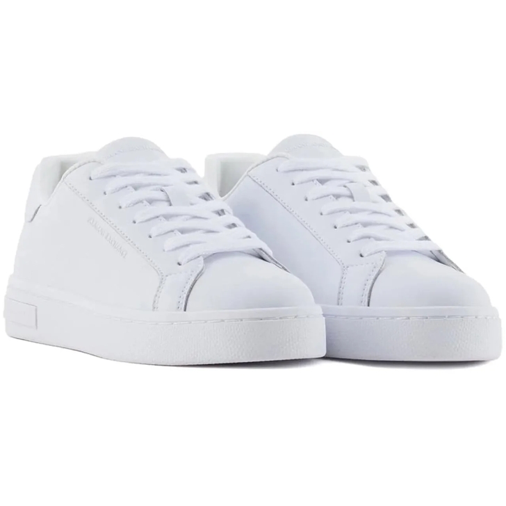 Armani exchange sneakers white store