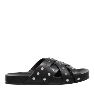 Michael Kors Irene Flat Sandal Black | Slides