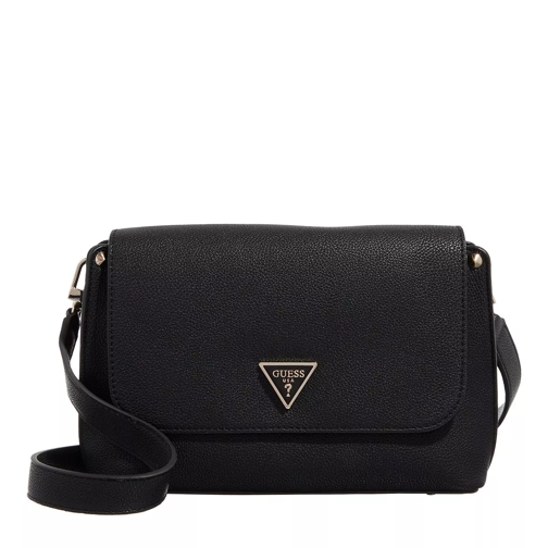 Guess Meridian Flap Crossbody Black | Crossbody Bag