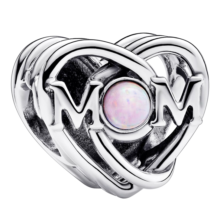 Pandora Sterling silver Synthetic Opal Silver Pendant