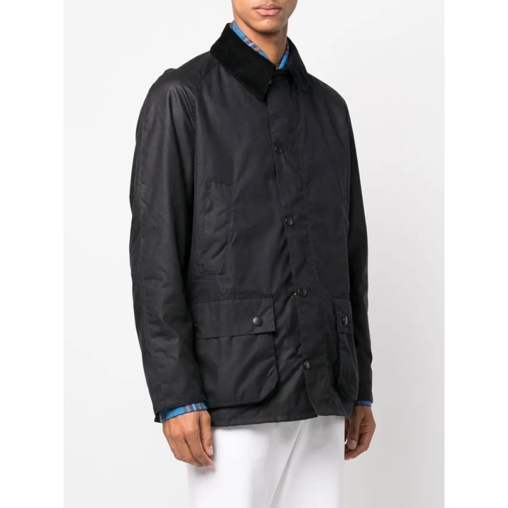 Barbour Ashby Wax Jacket Blue Ubergangsjacke