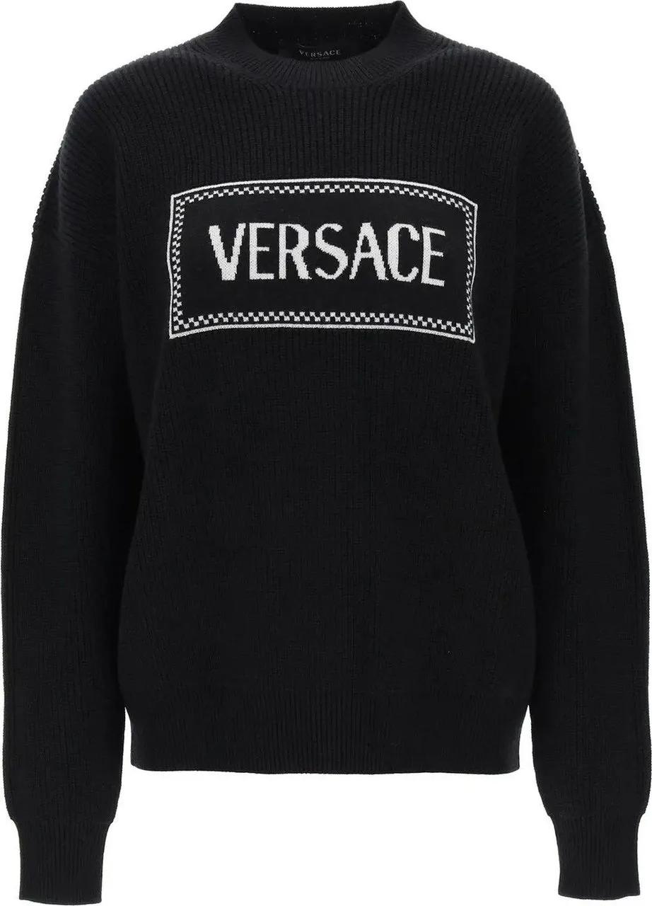 Versace Versace Logo Sweater schwarz | Sweatshirts