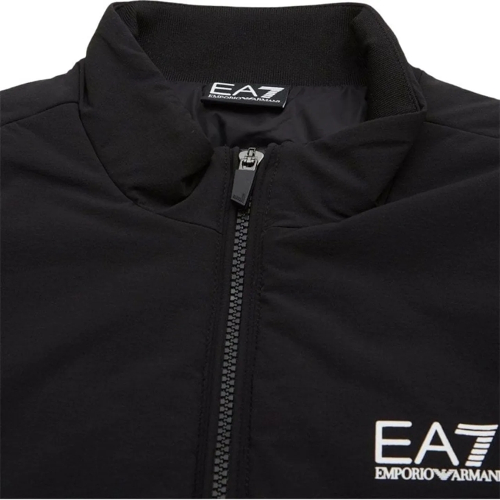 EA7 Armani EA7 Woven Bomber Jacket Black schwarz Vestes en duvet